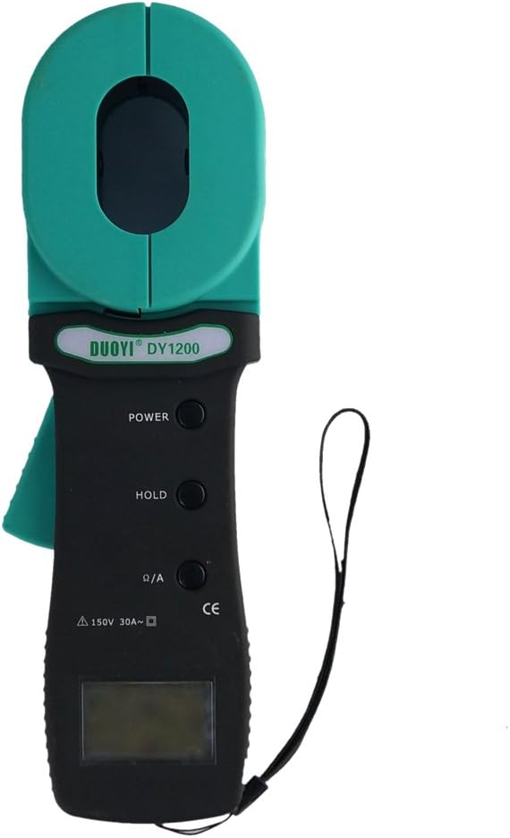 DUOYI DY1200 Clamp-on Ground Earth Resistance Tester Multimeter Earth ...