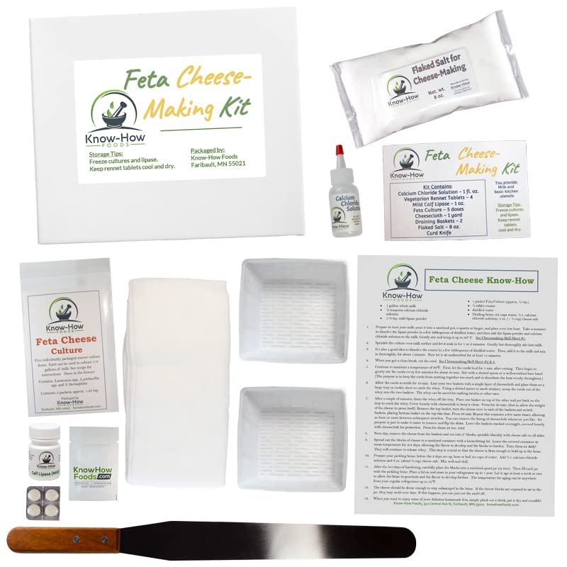 Amazon.com: Feta Cheesemaking Kit : Home & Kitchen