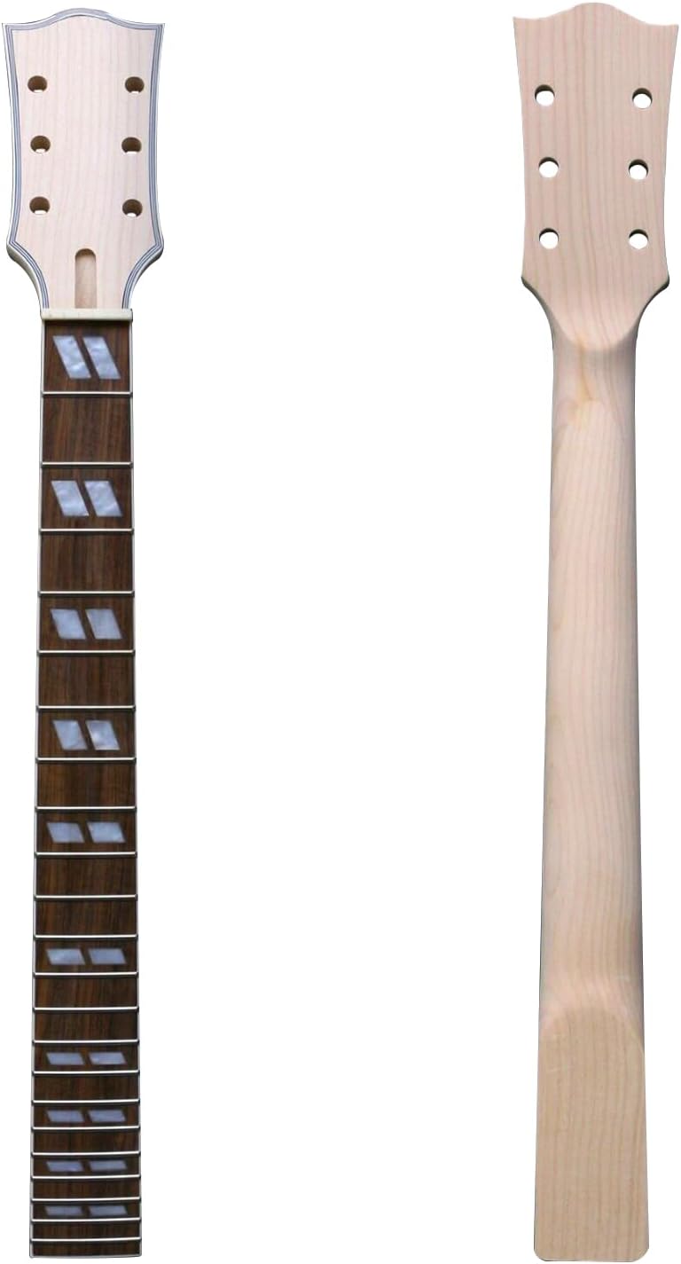Amazon.com: ModouString Maple Guitar Neck 22 fret 24.75 inch Rosewood ...