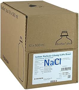ISOTONE Kochsalz-Lösung 0,9% Braun Ecoflac Plus 10X500 ml : Amazon.de: Drogerie & Körperpflege