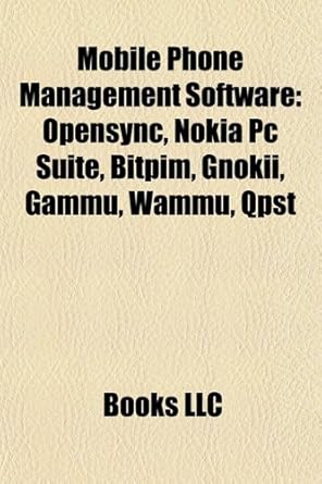 Mobile Phone Management Software : Amazon.in: Books