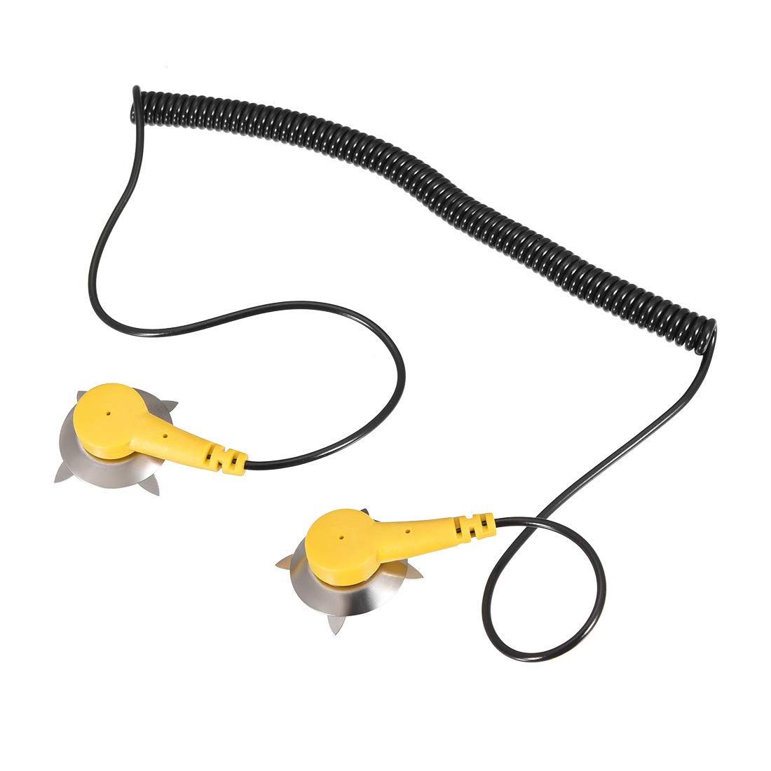 uxcell Anti-Static ESD Grounding Cable Coiled Cord, with Double Suction ...