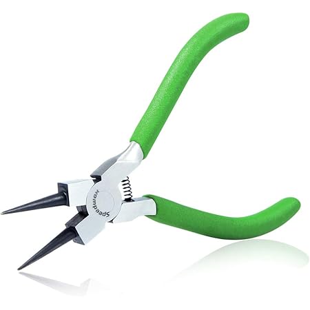 SPEEDWOX 5 Inches Round Nose Pliers Micro Round Pliers Wire Looping ...