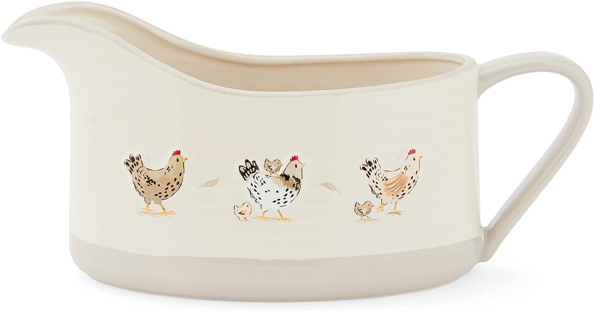 Cooksmart Hen House Lane Extra Large Gravy Boat | British Designed ...