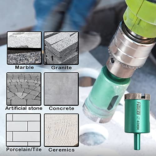 FACHLICH Porcelain Tile Drill Bits 20mm 2pcs with Triangle Shank for ...