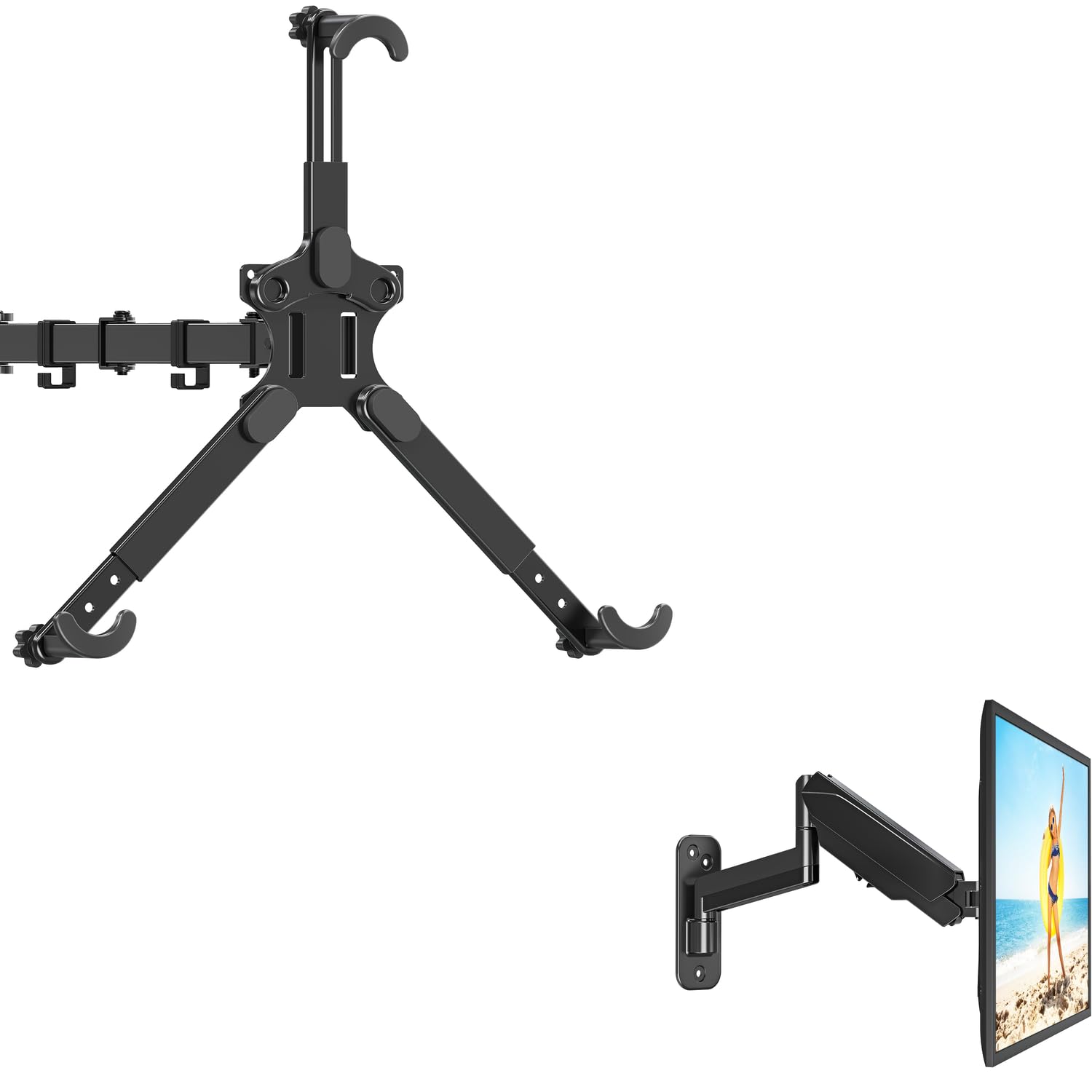 Amazon.com: MOUNTUP Universal VESA Mount Adapter Kit Bundle with Single ...