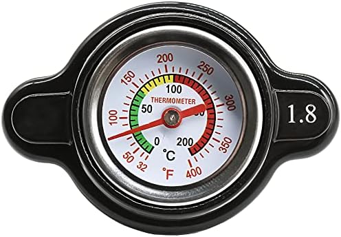 Amazon.com: High Pressure Radiator Cap with Temperature Gauge Radiator ...