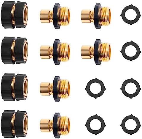 Amazon.com : TANGWOD Quick Connect Garden Hose Fittings, Water Hose ...