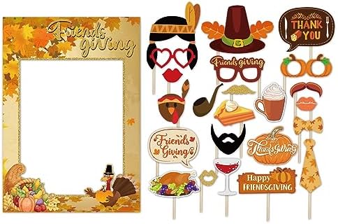 Amazon.com: Big Dot of Happiness Give Thanks - Thanksgiving Party Photo ...