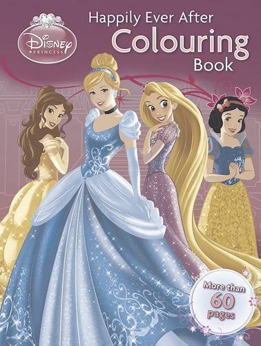 Disney Princess Happily Ever After Colouring Book: Amazon.co.uk ...
