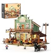 Funwhole Book Cafe Lighting Building Bricks Set - City Town Coffee ...