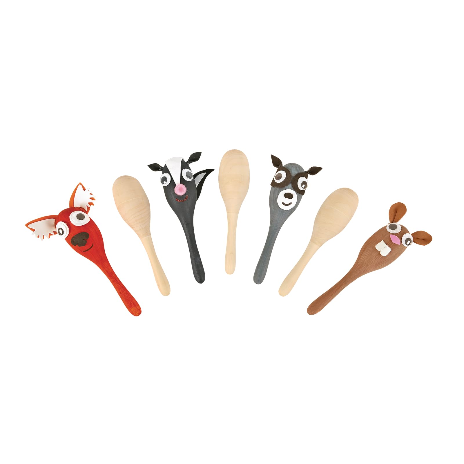Snapklik.com : Wooden Maracas Craft Kit For Kids, Pack Of 12, Craft Kit ...