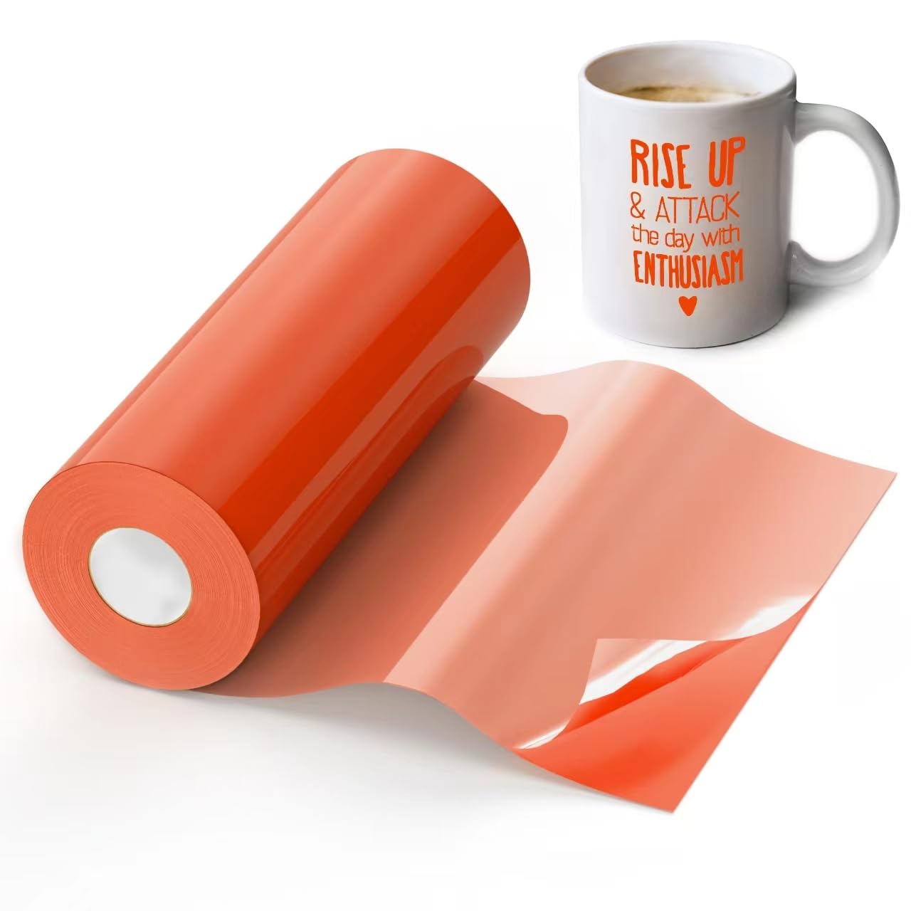 Amazon.com: Orange Permanent Vinyl, Orange Vinyl for Cricut Cutting ...