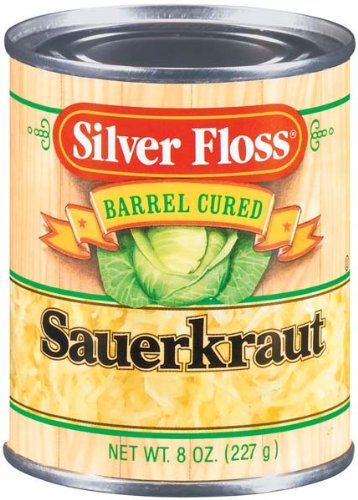 Amazon.com : Silver Floss Sauerkraut Barrel Cured - 24 Pack : Green ...