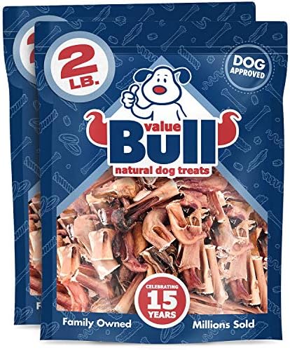 Amazon.com : ValueBull Beef Cheek Rolls, Long Lasting Dog Chews, Varied ...
