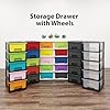 Abbaware Plastic Storage Chest With Wheels, Storage Boxes, Tower, 5 x ...