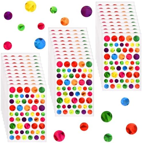 Amazon.com: 1620pcs Colored Dot Stickers, Small Round Stickers for Kids ...
