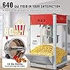 Amazon.com: VEVOR Commercial Popcorn Machine, 12 Oz Kettle, 1440 W ...