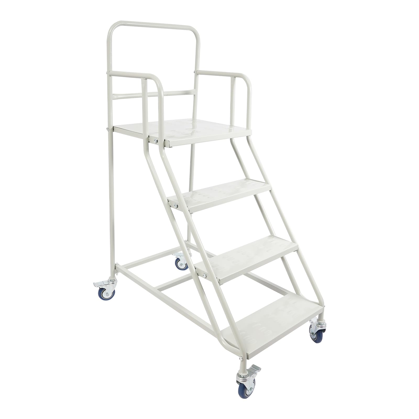 4-Step Stairs with 4 Wheels, Sturdy Steel Step Stairs,forHouseholds ...