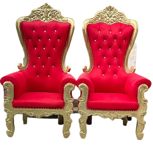 Surprise interiors Wooden Royal Wedding Chair Pure Wood // Wood Wedding ...