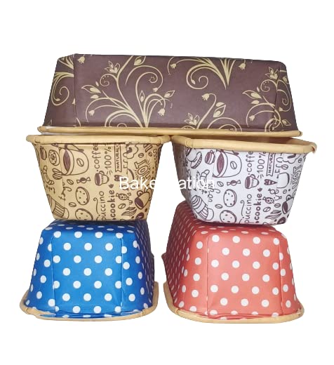 Buy Bakerelation Paper Bake and Serve Plumpy Mould 25 pcs Plum Cake Tea ...