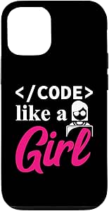 Amazon.com: iPhone 12/12 Pro Code Like A Girl Programming Coder Programmer Case : Cell Phones ...