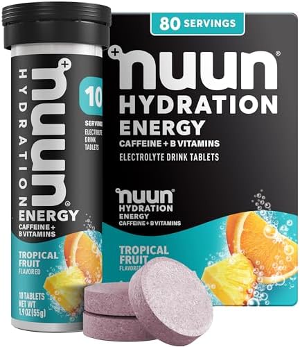 Amazon.com: Nuun Energy Caffeine + B Vitamins, Electrolyte Hydration ...