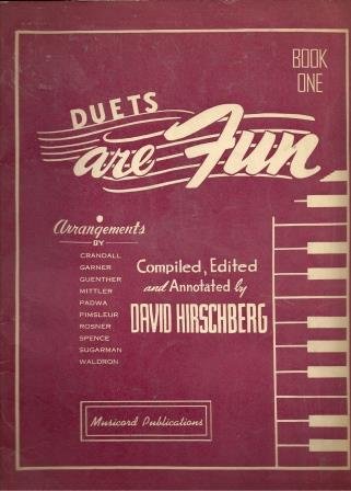 Duets Are Fun (Book One): David Hirschberg: Amazon.com: Books