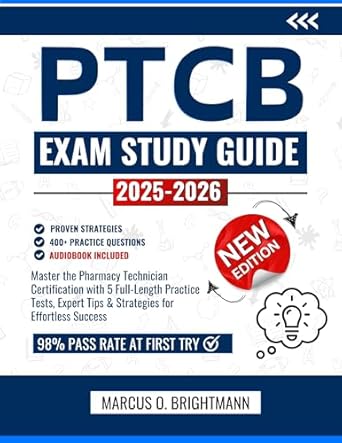 PTCB Exam Study Guide 2025-2026: Master the Pharmacy Technician ...