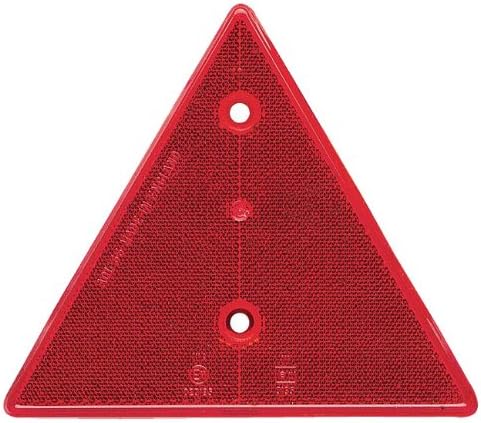Red Reflective Triangle for Trailers : Amazon.co.uk: Automotive