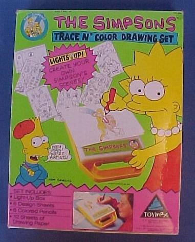Buy The Simpsons Trace N' Color Drawing Set Online at Low Prices in ...