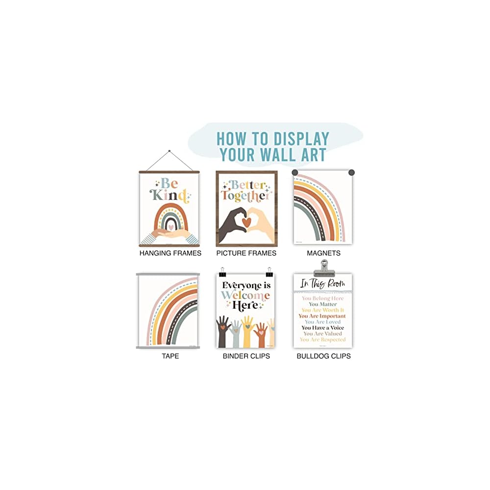 6 Rainbow Diversity Posters for Classroom Decor Australia | Ubuy