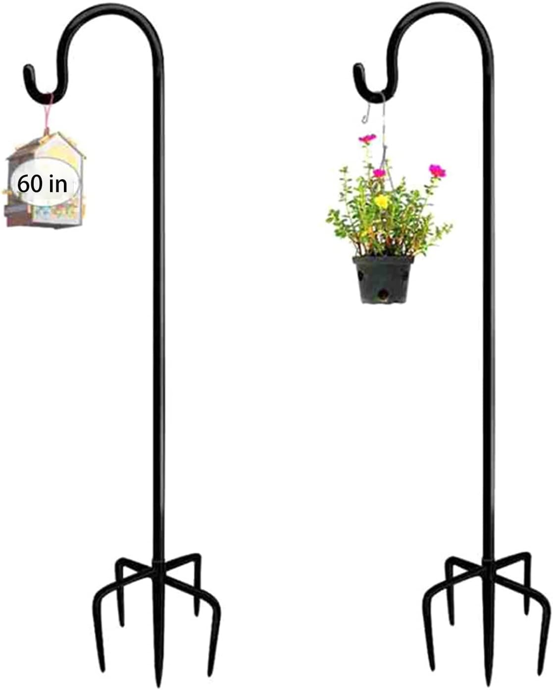 Panacea 89024 Single Shepherd Hook, Black, 36-Inch: Amazon.co.uk: Garden