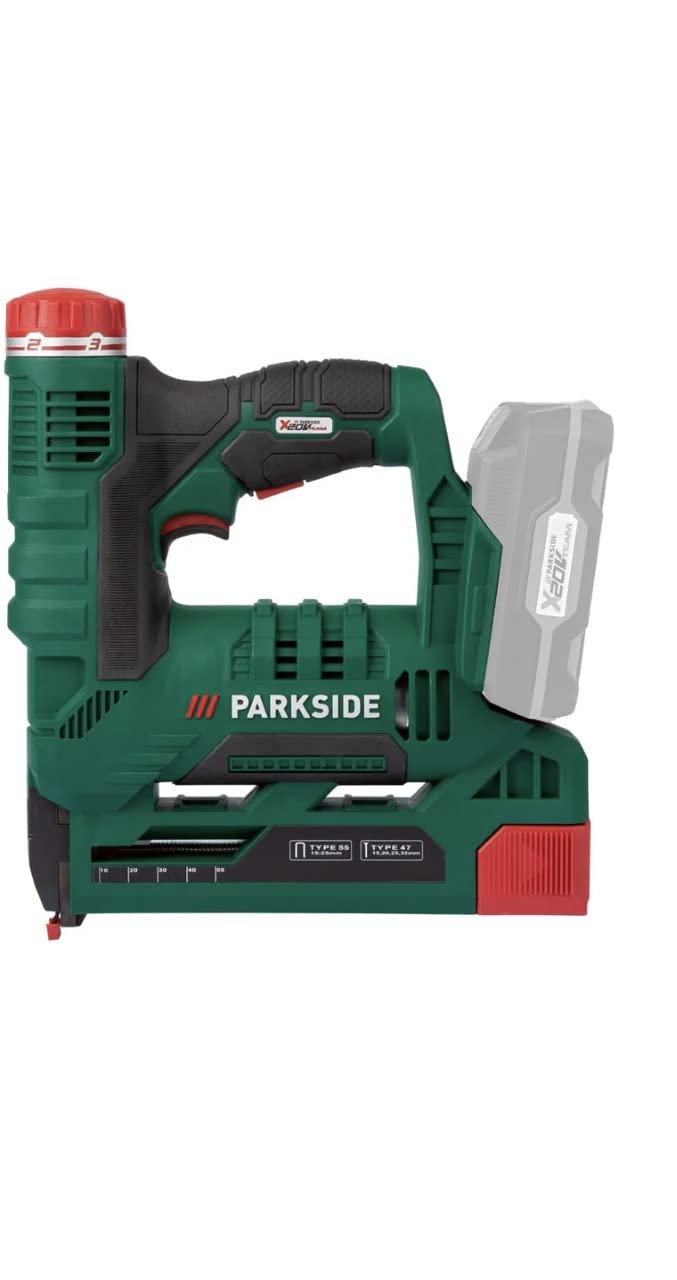 Parkside 20V Cordless Nailer Stabler PAT 20-Li A1, Without Battery and ...