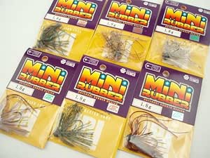 Amazon.co.jp: 品 ティムコ/ティムコ PDL ミニラバ 1.8g MiNi Rubber スモラバ ラバージグ 6色6ヶ ③ ...