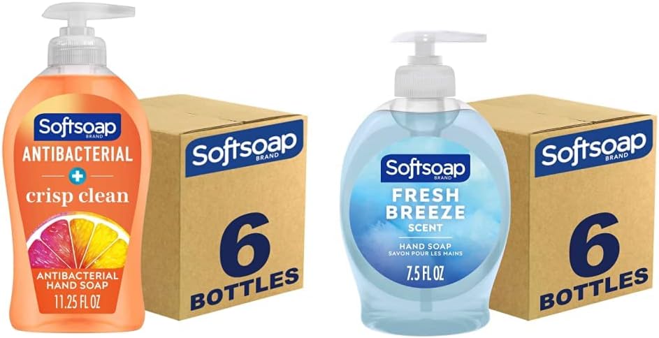 Amazon.com : Softsoap Antibacterial and Fresh Breeze Hand Soaps, 11.25 ...