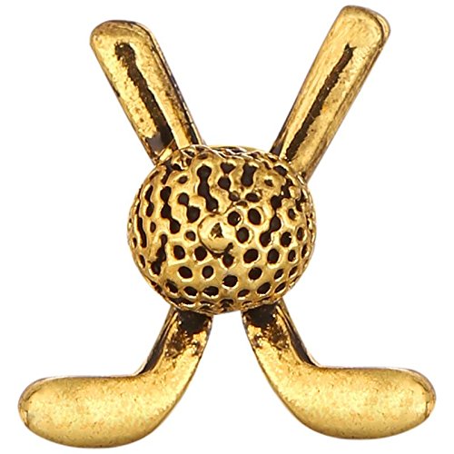 Buy TRIPIN Lapel Pin For Men Suit Golden Classic Golf Design For Men ...