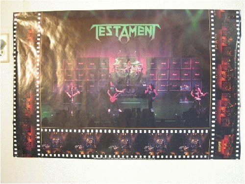 Amazon.com: Testament Poster Band Shot On Tour: Prints: Posters & Prints