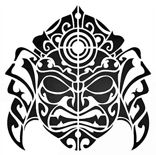 Samurai Mask Stencil