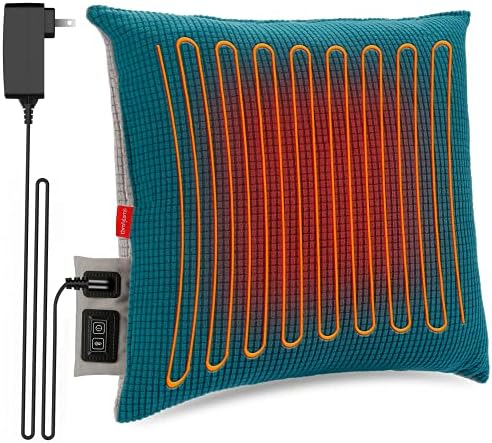 Amazon.com: Comfytemp Heated Pillow for Lumbar Support, Electric Pillow ...