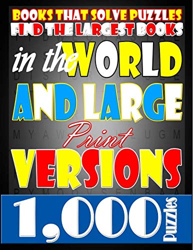 Buy Books that solve puzzles, find the largest books in the world and ...