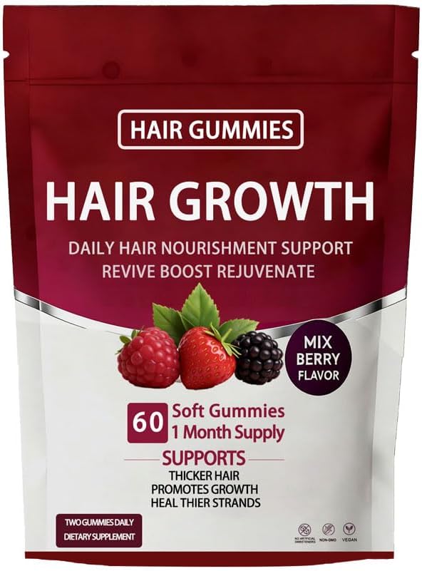 Amazon.com: Vivikig Lumin Hair Growth Gummies – Daily Hair Nourishment ...
