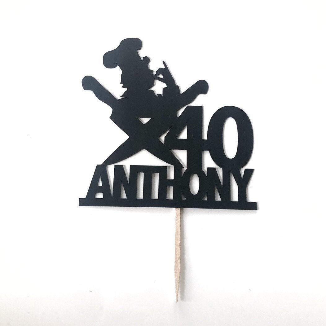 Buy Chef Cake Topper, Chef Topper, Cook Cake Topper, Cook Topper, Chef ...