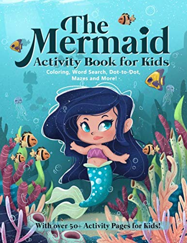 Mermaid Activity Book For Kids A Fun Educational Workbook Complete ...