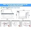 Amazon.com: UPGRADED W11162443 Refrigerator Crisper Drawer Compatible ...