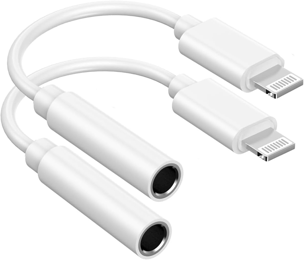 Amazon.com: Lightning to 3.5 mm Headphone Jack Adapter, [Apple MFi ...