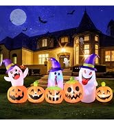 Amazon.com: DomKom 8 FT Halloween Inflatable Decorations Spooky Tree ...
