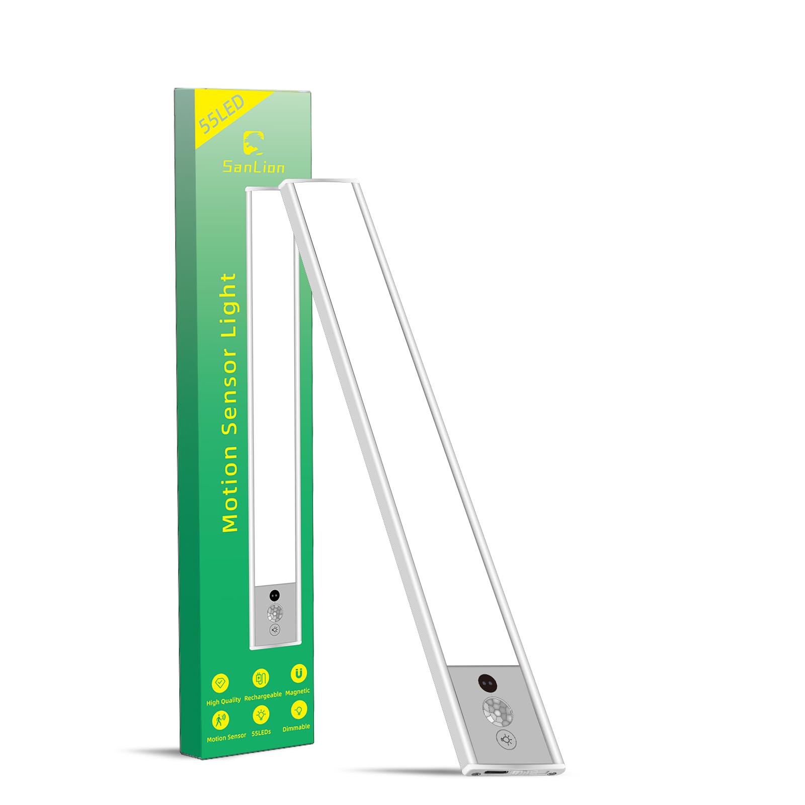 SANLION 30CM Under Cabinet Kitchen Lights, Motion Sensor Lights Indoor ...