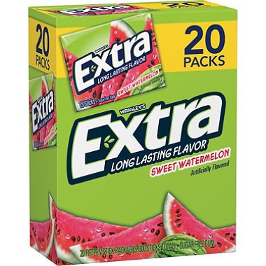 Amazon.com : Extra Watermelon Gum (15 per pk., 20 pk.) (pack of 2 ...