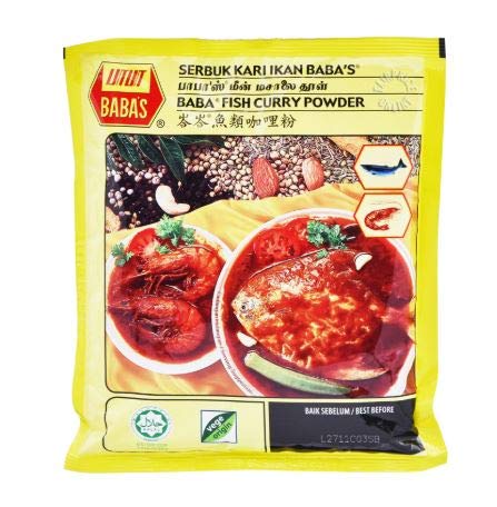 Amazon.com : NT# Baba's Packet Curry Powder - Fish 250g -This powder is ...